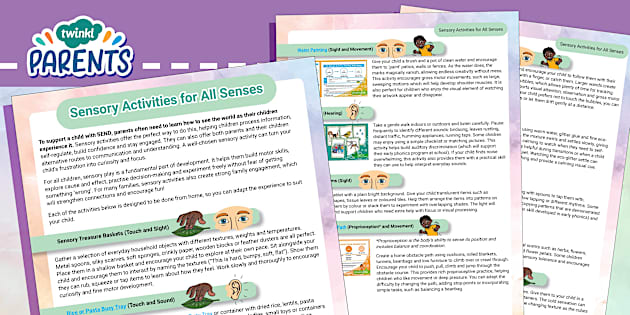 Sensory Activities for SEND Children