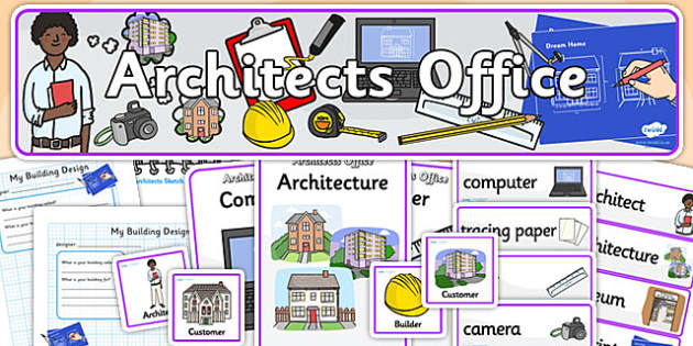 Architects Office Role Play Pack (Hecho por educadores)
