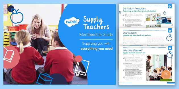 FREE! - FREE Supply Teachers Membership Guide (teacher made)