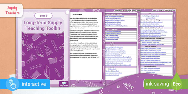 Year 5 Term 2 Long-Term Supply Teacher Toolkit - Twinkl Year 5 Term 2 Long-Term Supply Teacher Toolkit - Twinkl