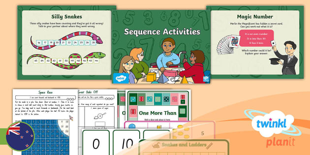 Level 1 Number Sequences Supporting Activity Pack - Twinkl