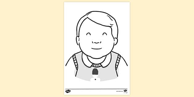 George Colouring | Colouring Sheet (teacher made) - Twinkl