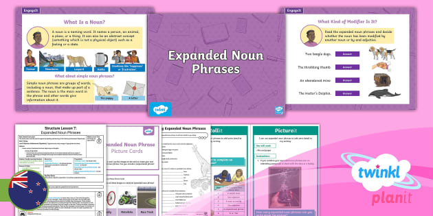 Level 3 Writing Structure Lesson 7: Sentences - Expanded Noun Phrases