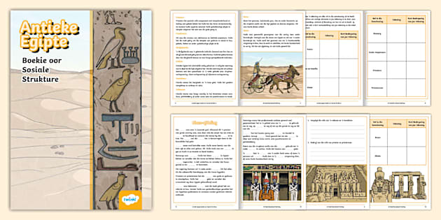 Antieke Egipte Boekie oor Sosiale Strukture en Antwoorde