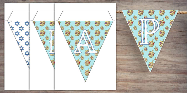 Hanukkah Bunting | Twinkl Party (teacher made) - Twinkl