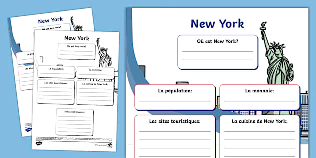 Fiche d'informations : New York (Hecho por educadores)