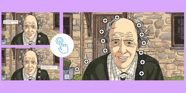 Interactive Roald Dahl Hotspots Activity | Twinkl Go!