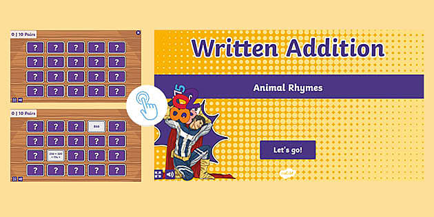FREE! - 👉 * NEW * Addition arithmetic interactive maths matching game FREE! - 👉 * NEW * Addition arithmetic interactive maths matching game