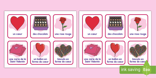 Cartes assorties : Saint-Valentin (teacher made) - Twinkl