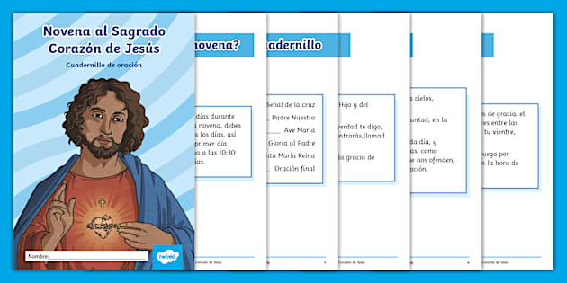 Cuadernillo de oración: Novena al Sagrado Corazón de Jesús
