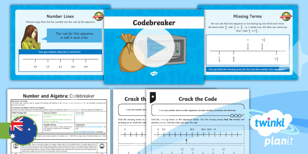 PlanIt Mathematics Y6 Number and Algebra - Number Sequences (3) Lesson Pack