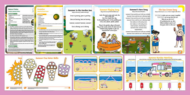 EYFS Summer Resource Pack | Nursery | Ages 3-5 | Twinkl