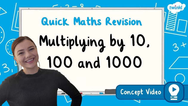 👉 Multiplying by 10, 100 and 1000: KS2 Maths Concept Video