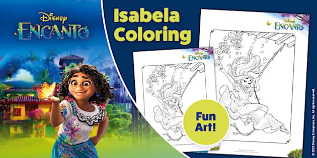 isabella coloring picture