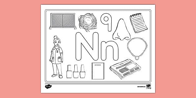 nn coloring page