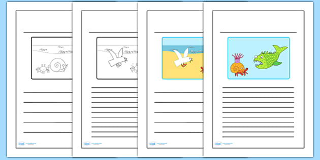FREE! - Story Writing Frames to Support Teaching on Sharing a Shell