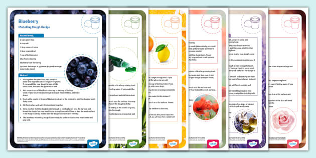 Sensory Colours Modelling Dough Recipe Pack | Twinkl