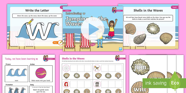 'w' Phoneme Lesson Plan - Level/ Phase 3 Wk1L3 - Twinkl Phonics