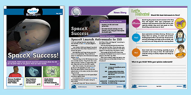 KS2 July Monthly News Magazine (teacher made) - Twinkl