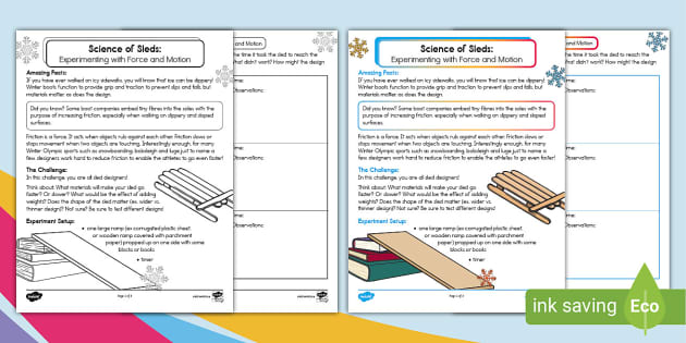 Winter Olympics Team Canada Science Experiment - Twinkl