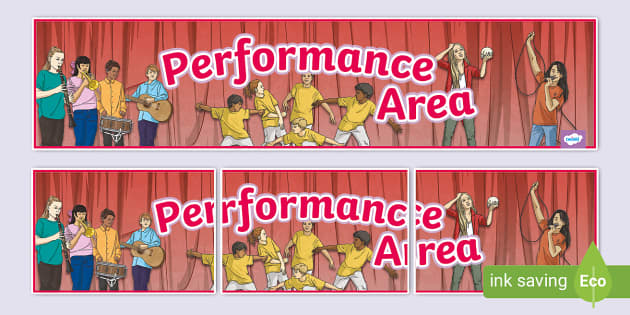 Performance Area Display Banner (Teacher-Made) - Twinkl