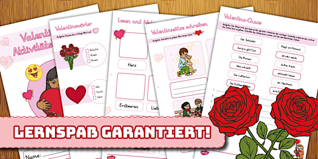 Valentinstag Aktivitätsbüchlein