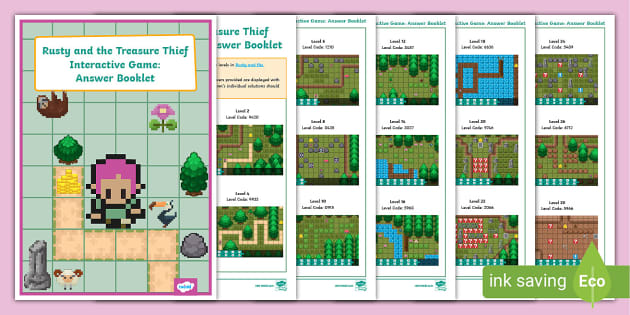 Rusty and the Treasure Thief: Answer Booklet - Twinkl Rusty and the Treasure Thief: Answer Booklet - Twinkl