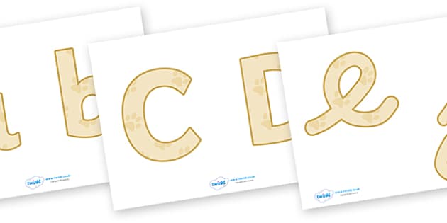 Display Lettering & Symbols (Pets) (teacher made) - Twinkl