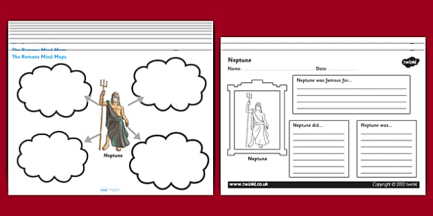 Roman Mind Maps Writing Frames (teacher made) - Twinkl