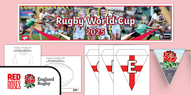 England Rugby: Rugby World Cup 2025 Supporters Pack