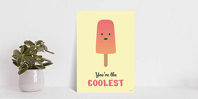 You're the Coolest Postcard | Twinkl Party (teacher made)