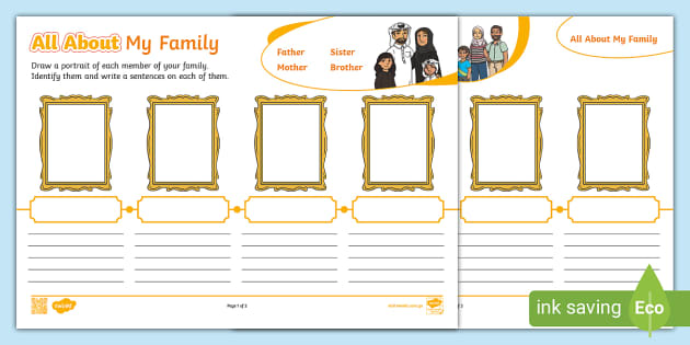 All About My Family (Hecho por educadores) - Twinkl