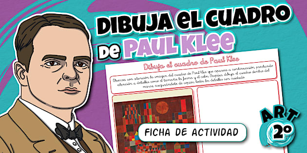 Ficha de actividad: Dibuja el cuadro de Paul Klee