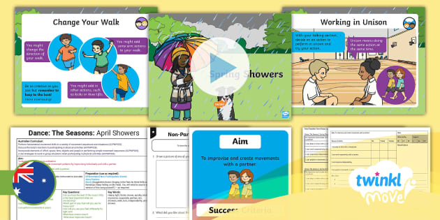 Move PE Year 1 Dance: The Seasons Lesson 2: Spring Showers