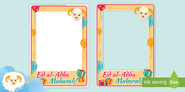 Eid al-Adha Photo Frame Prop (teacher made) - Twinkl