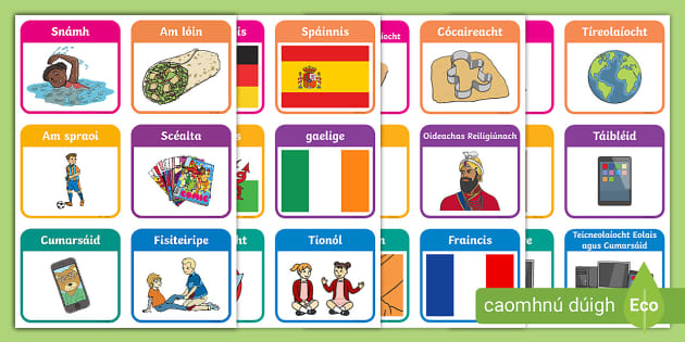 SEN Visual Timetable Gaeilge,visual timetable Irish - Twinkl