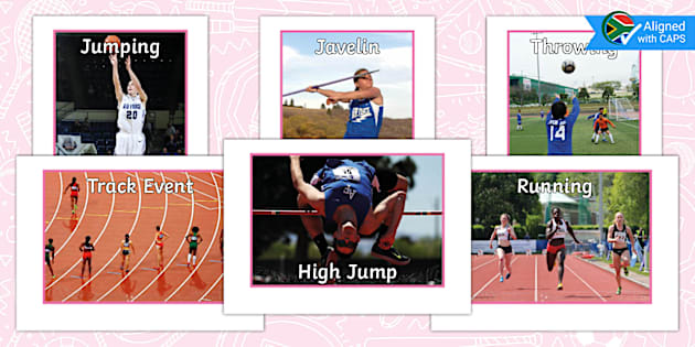 FREE! - Grade 5 Term 4 Physical Education Athletics Photo Pack
