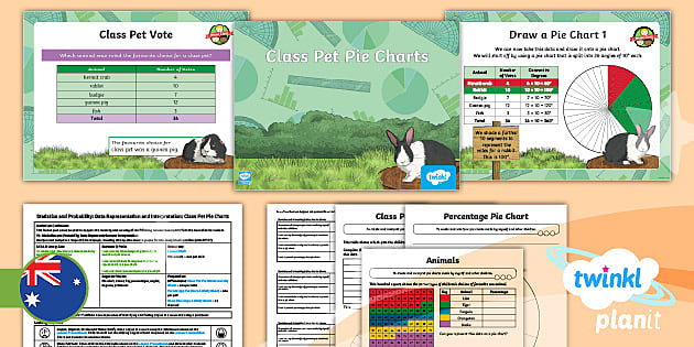Year 6 Data Representation: Pie Charts Lesson 3 - Twinkl