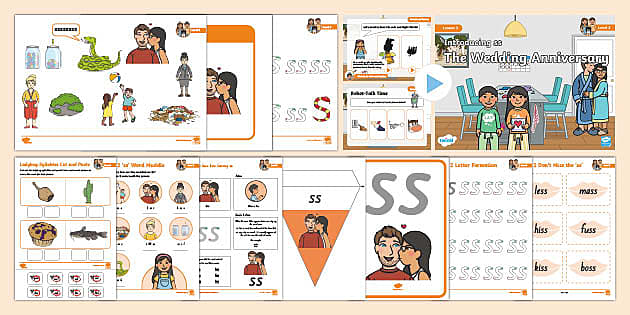 ss Lesson Pack - Level 2 Week 6 Lesson 3 - Phonics - Twinkl