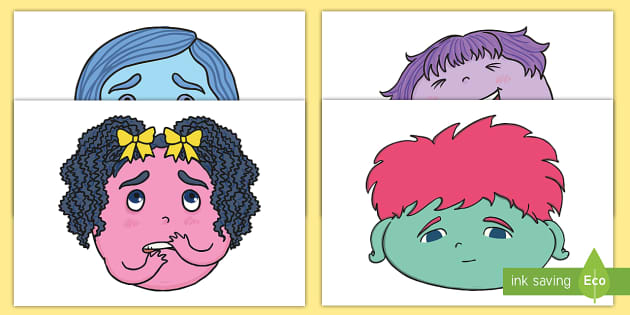 Black and White Mood Monsters Display Cut-Outs - Twinkl