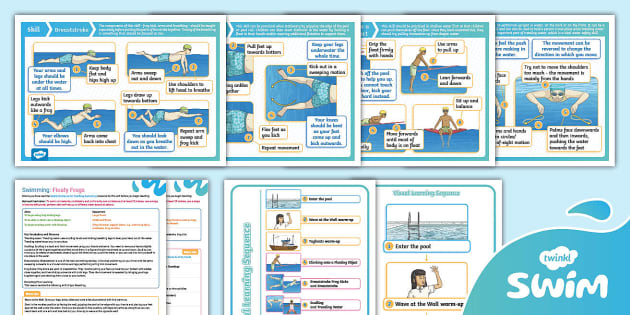Twinkl Swim - Stage 2 (Beginners) Lesson 3 - Floaty Frogs