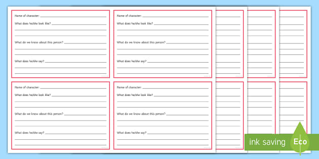 Novel or Play Editable Flashcards (teacher made)