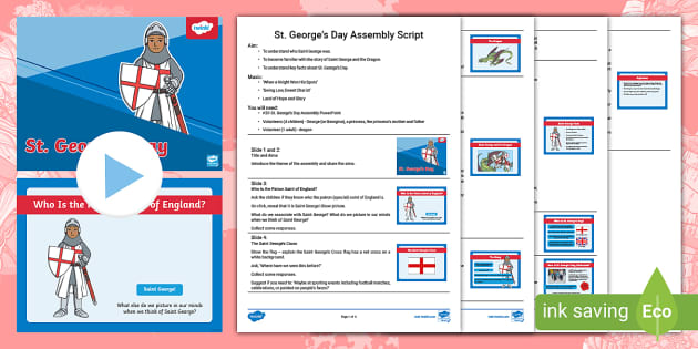 St. George's Day Assembly (teacher made) - Twinkl