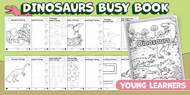 Engaging Dinosaur Busy Book for Kids | Twinkl USA - Twinkl