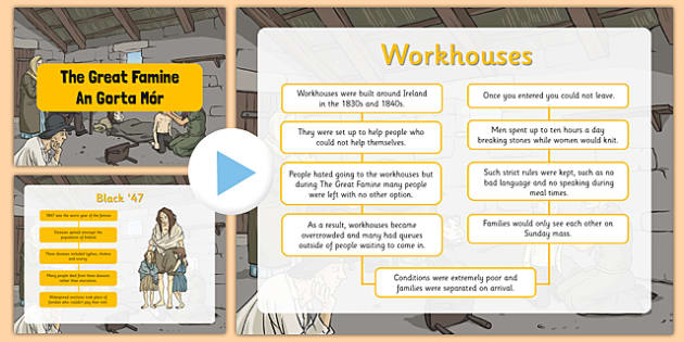 The Great Famine Informative PowerPoint