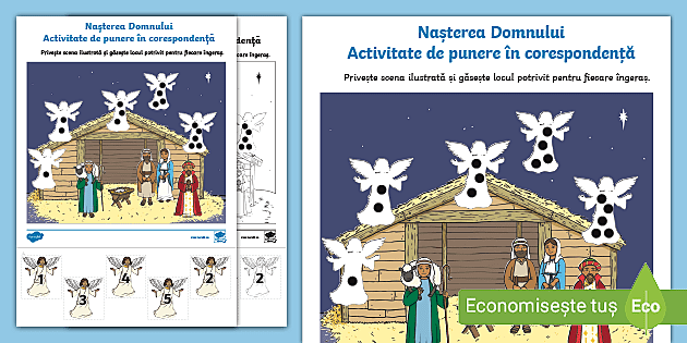 Nașterea Domnului – Activitate de punere în corespondență