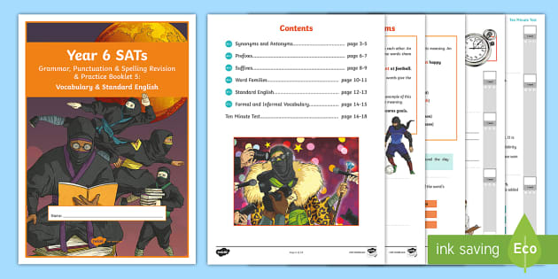 Top SPaG Revision Booklets for SATs - Twinkl