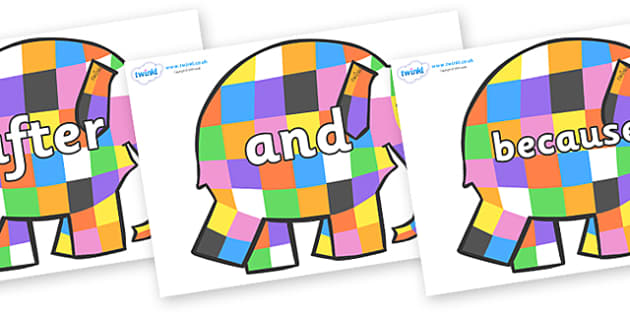 FREE! - Connectives on Elmer to Support Teaching on Elmer