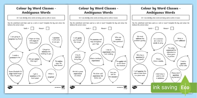 Year 3 and 4 Color by Word Class Sentences (Teacher-Made)