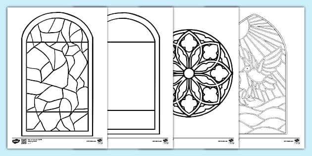 Printable stained glass patterns store